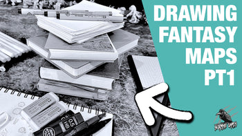 Draw Fantasy Maps - Tools, Pens, Pencils & Paper - A Beginners Guide P ...