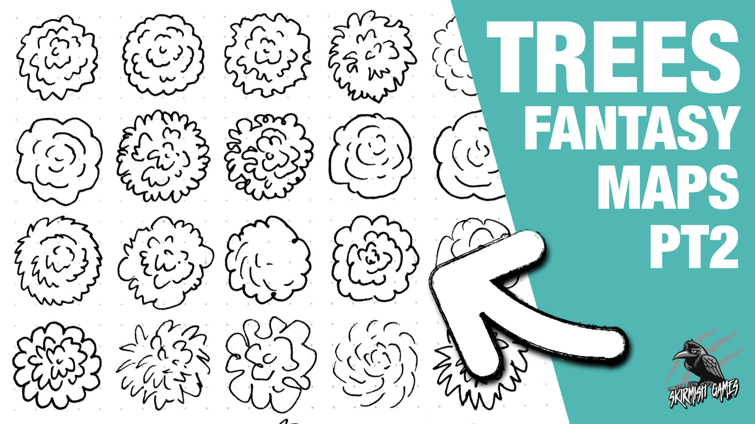 Draw Fantasy Maps - Trees Town Scale - Beginners Guide Part 2 ...