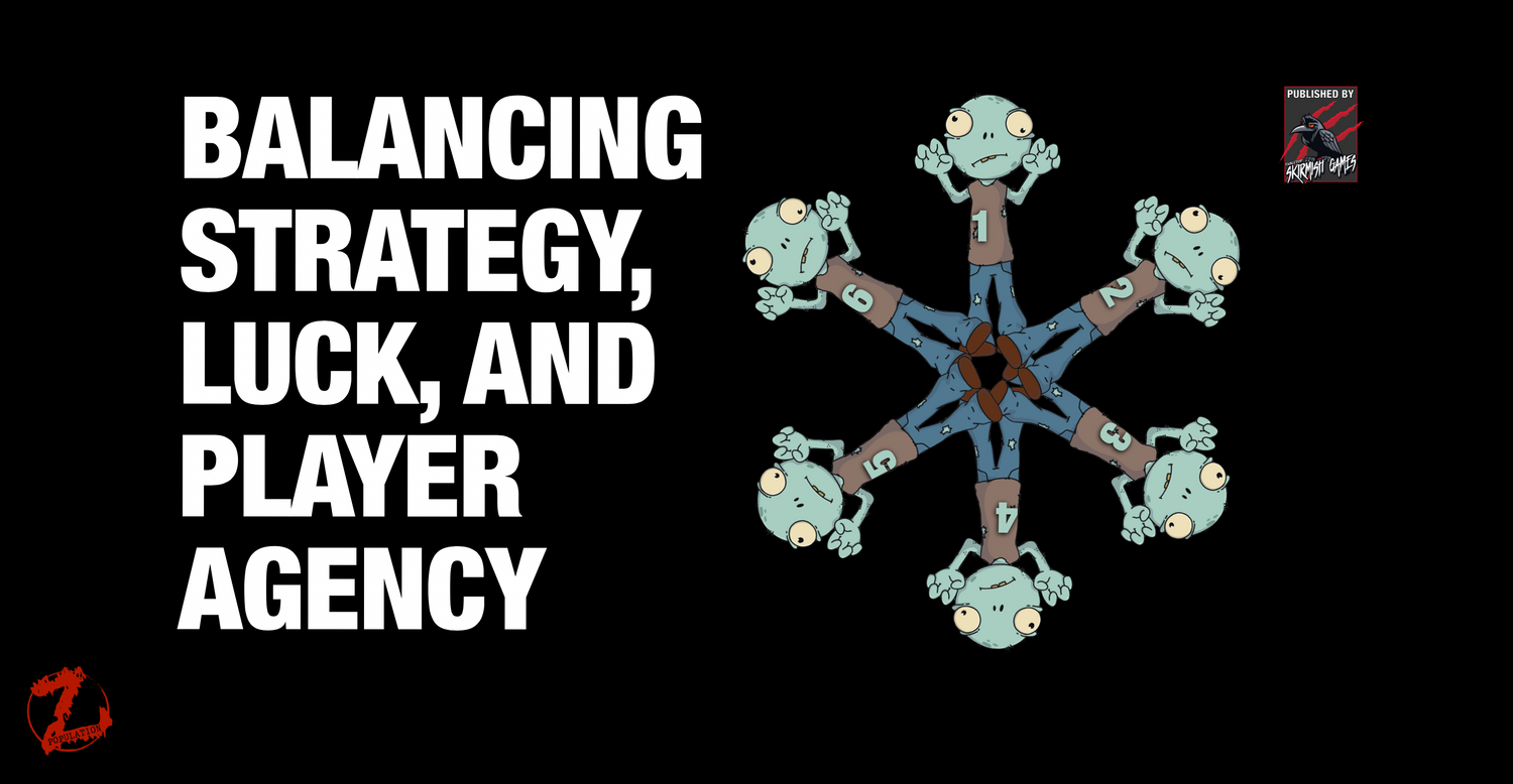 Balancing Strategy, Luck, and Player Agency In Tabletop Skirmish Games