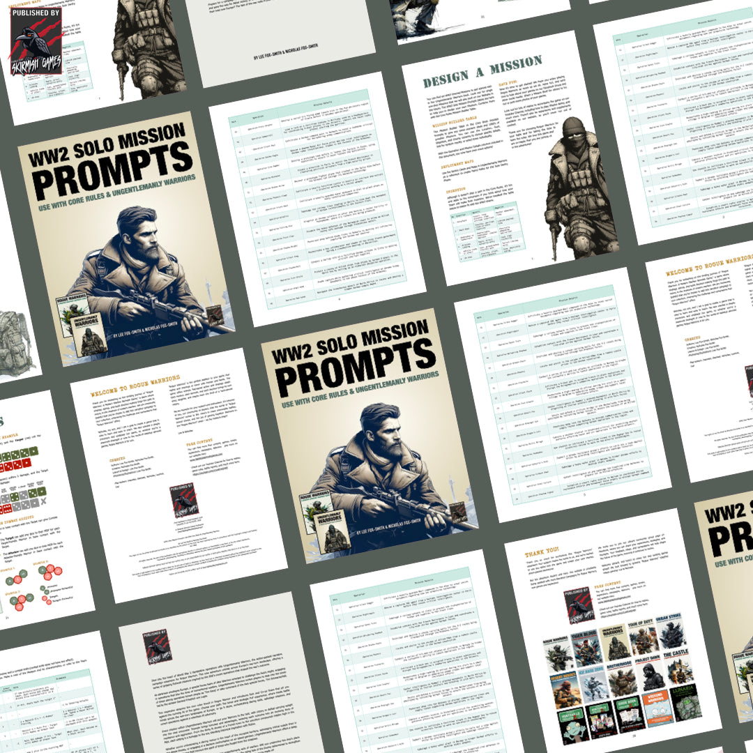 FREE SOLO MISSION PROMPT TABLES – Tabletop Skirmish Games